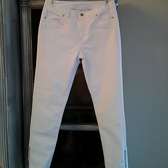 Witchery | Jeans | Witchery White Coated Biker Jeans | Poshmark